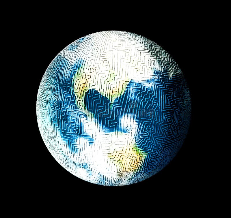 Mysterious World stock illustration. Illustration of puzzle - 9573093