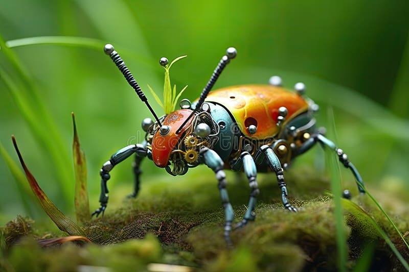 The Mysterious World of Miniature Insects in the Grass Stock ...