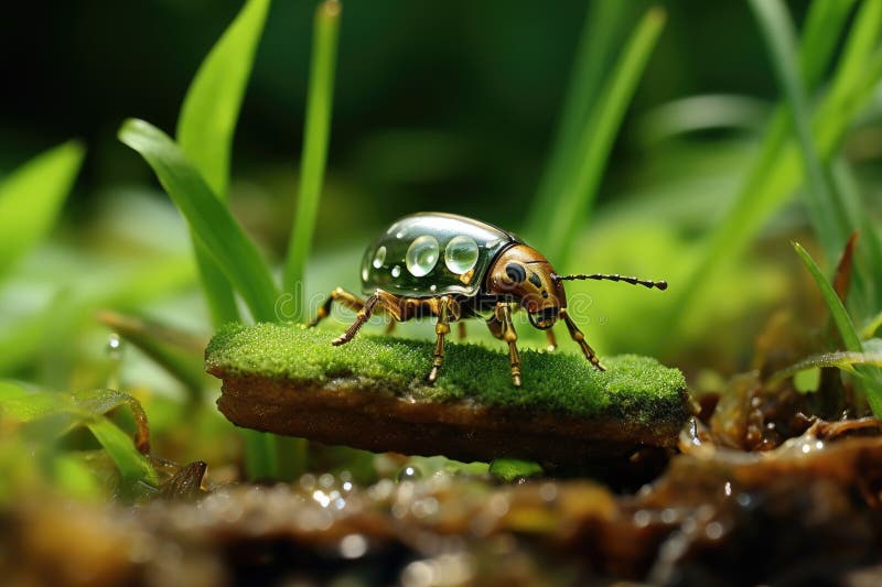 The Mysterious World of Miniature Insects in the Grass Stock ...