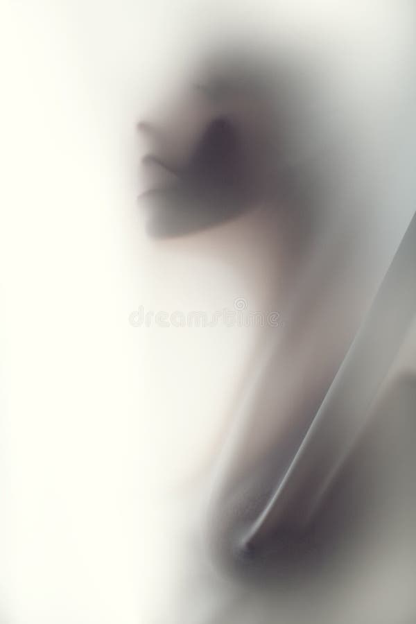 Mysteriousness stock image. Image of mouth, bust, portrait - 23466997