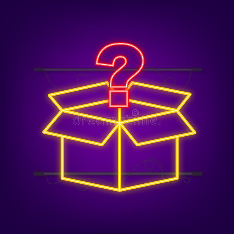 Mystery Box. Packaging for Concept Design. Surprise Present. Package ...