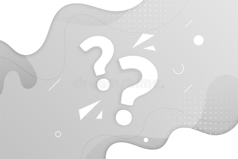 Mystery and Confusion a Question Mark Background in Liquid Style Stock ...