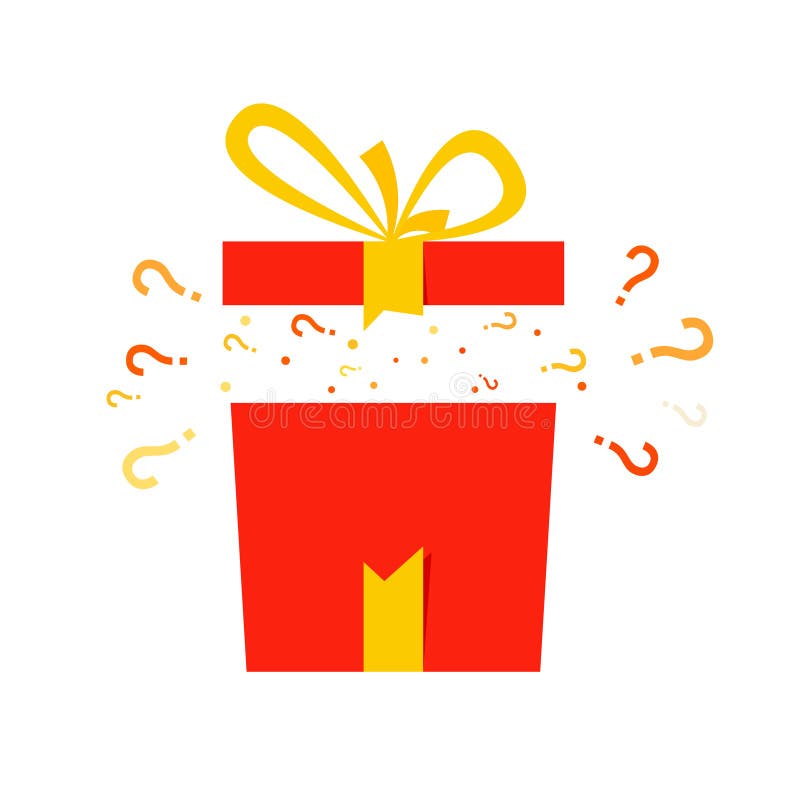 Mystery Prize Isometric Box Stock Vector - Illustration of design ...