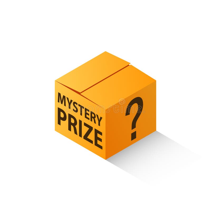 Mystery Prize Isometric Box Stock Vector - Illustration of design ...