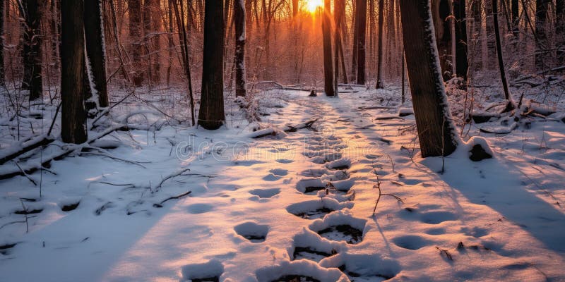 The Mystery of Single Set of Footprints in Snow Leading Deep into ...