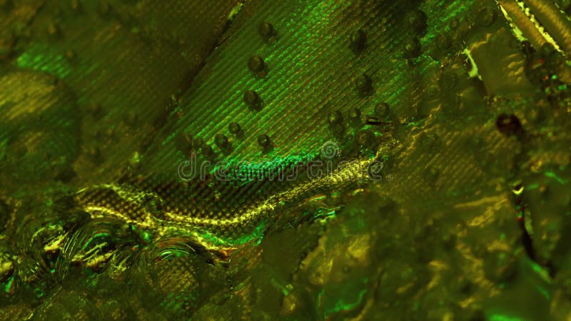 Mystery Surface Alien Texture Iridescent Overflow Stock Footage - Video ...