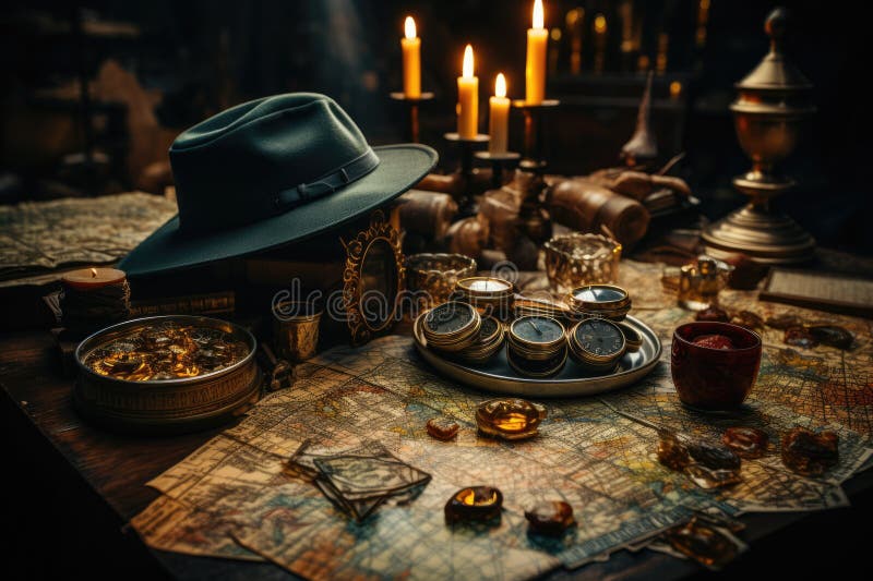 Mystery Themed Background Stock Photo Stock Photo - Image of glass ...