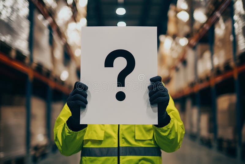 Mystery in the Warehouse Environment Stock Illustration - Illustration ...