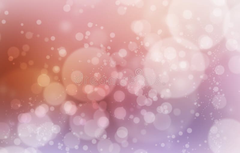 Mystic Color Abstract Background, Circle Bokeh Stock Illustration ...