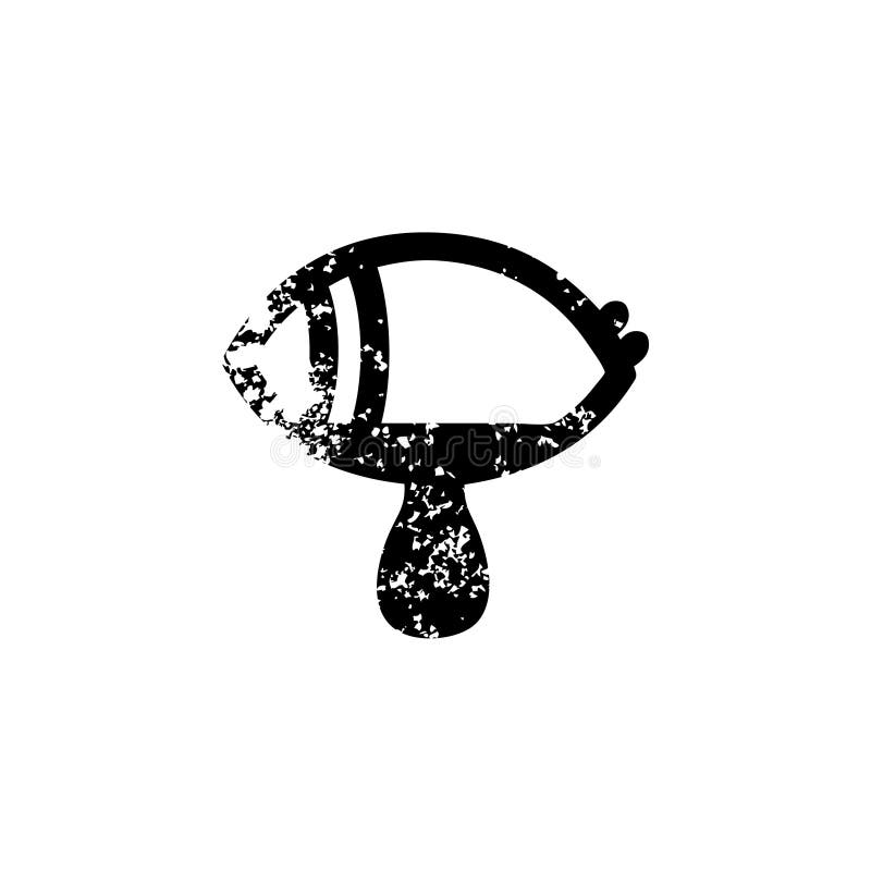 Mystic Eye Crying Blood Distressed Icon Symbol Stock Vector ...