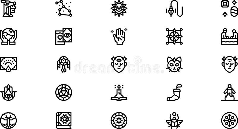 Mystic Icons High-Quality Vector Icons Collection with Editable Stroke ...