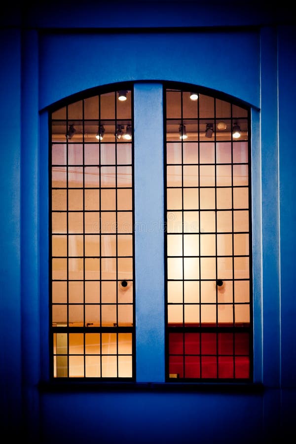 Mystic illuminated window stock image. Image of light - 12209047