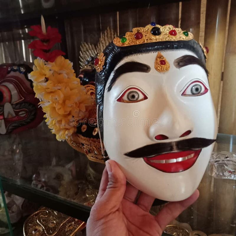 Mystic Mask from Bali Indonesia for Aniversery Stock Photo - Image of ...