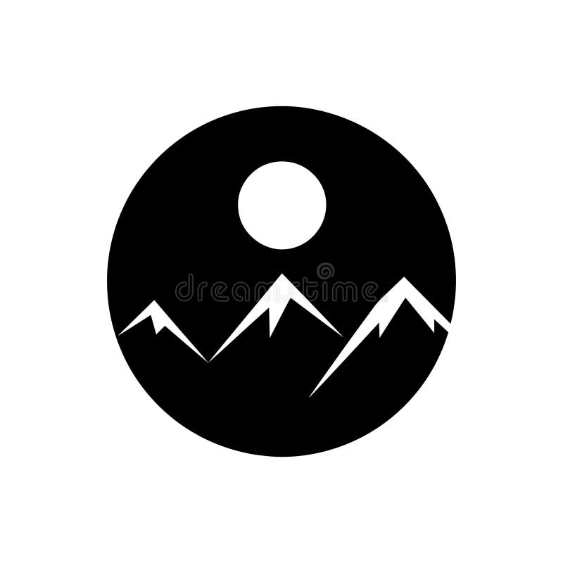 Mystic moon icon stock vector. Illustration of mystical - 306214489