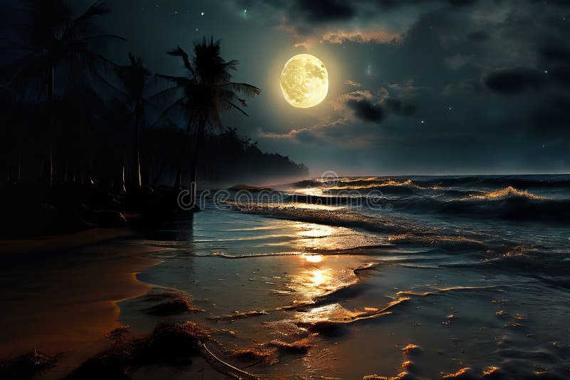 Onlight Moonlight Stock Illustrations – 3 Onlight Moonlight Stock ...