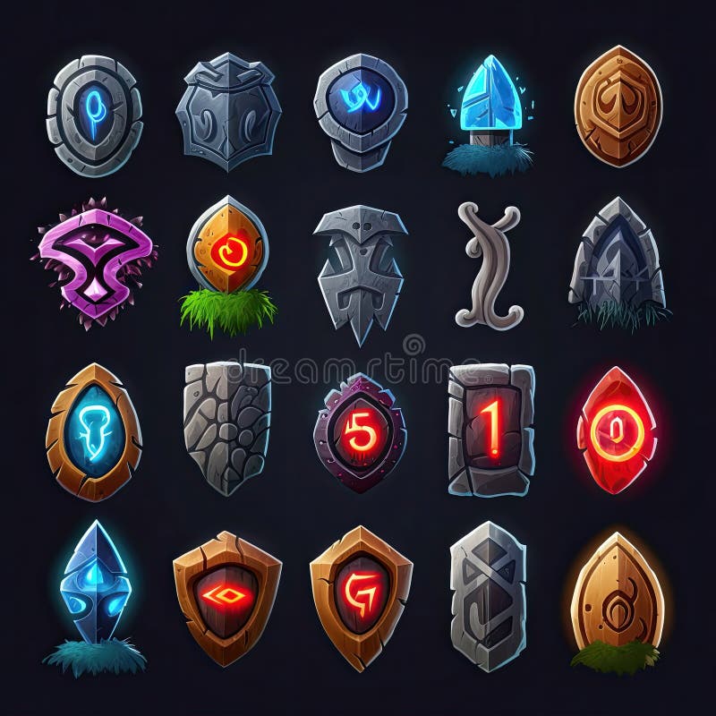 Mystic Rune Stone Ai Generated Stock Image - Image of viking, sign ... Mystic Rune Stone Ai Generated Stock Image - Image of viking, sign ...