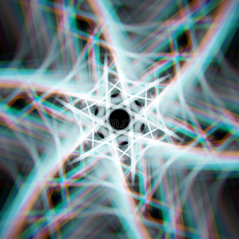 Mystic Shiny Star with Aberrations Stock Vector - Illustration of ...