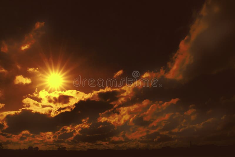 Mystic sunset I stock photo. Image of sunset, watch, sunup - 35752