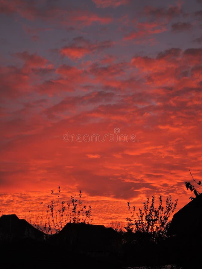 Mystic sunset stock image. Image of golden, black, farm - 30689019