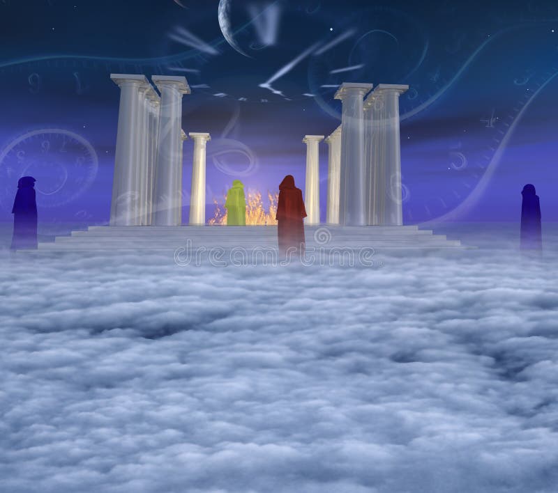 Mystic Temple stock illustration. Illustration of look - 23287032