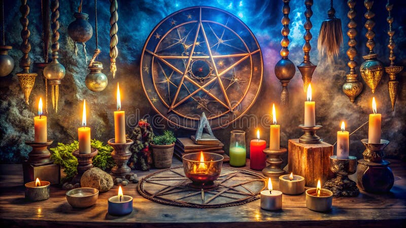 Mystical Abstract Plot on the Theme of Astrology and Witchcraft with ...