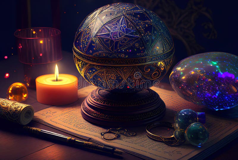 Mystical Abstract Plot on the Theme of Astrology and Witchcraft with ...