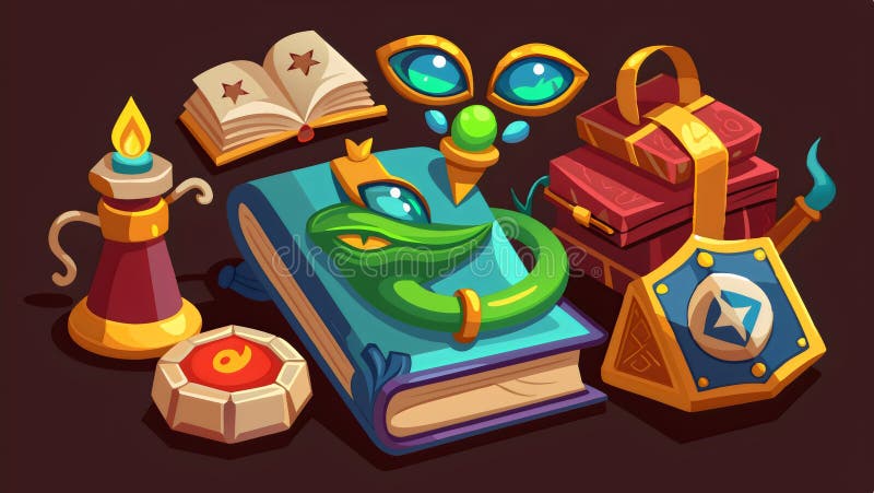 Mystical Ancient Book Magical Artifacts Enchanted Objects Hidden ...