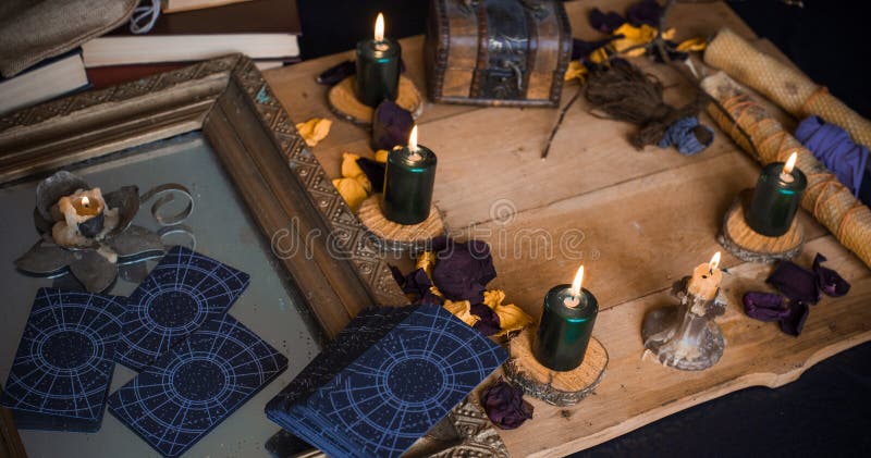 Magical Stuff, Old Magic Concept, Spells and Prediction Stock Photo ...
