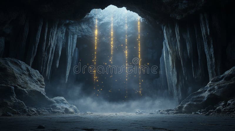 Mystical Cave Interior: Exploring the Hidden Beauty of Natures Deepest ...
