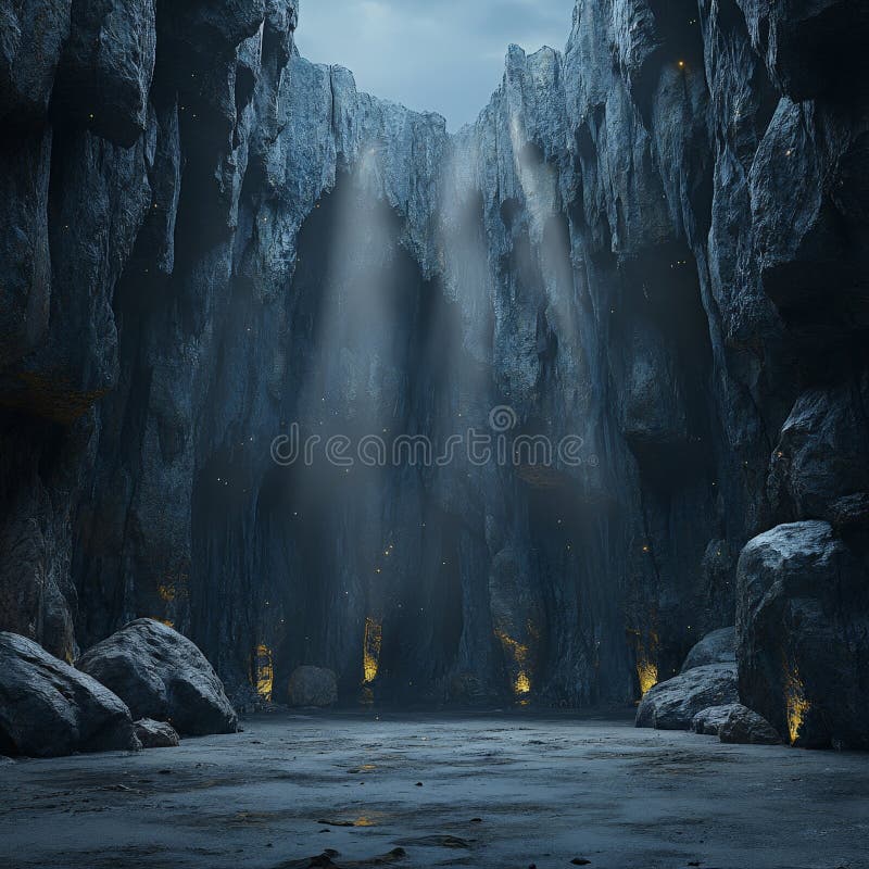 Mystical Cave Interior: Exploring the Hidden Beauty of Natures Deepest ...