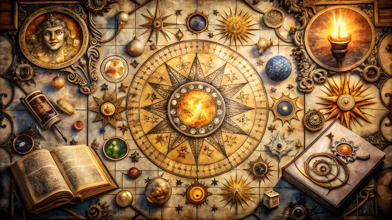 124 Astrology Chart Cosmos Mystical Stock Photos - Free & Royalty-Free ...