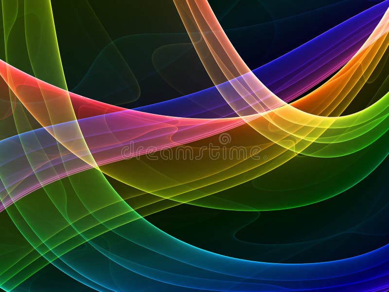 Mystical colored curves stock illustration. Illustration of black - 2215343