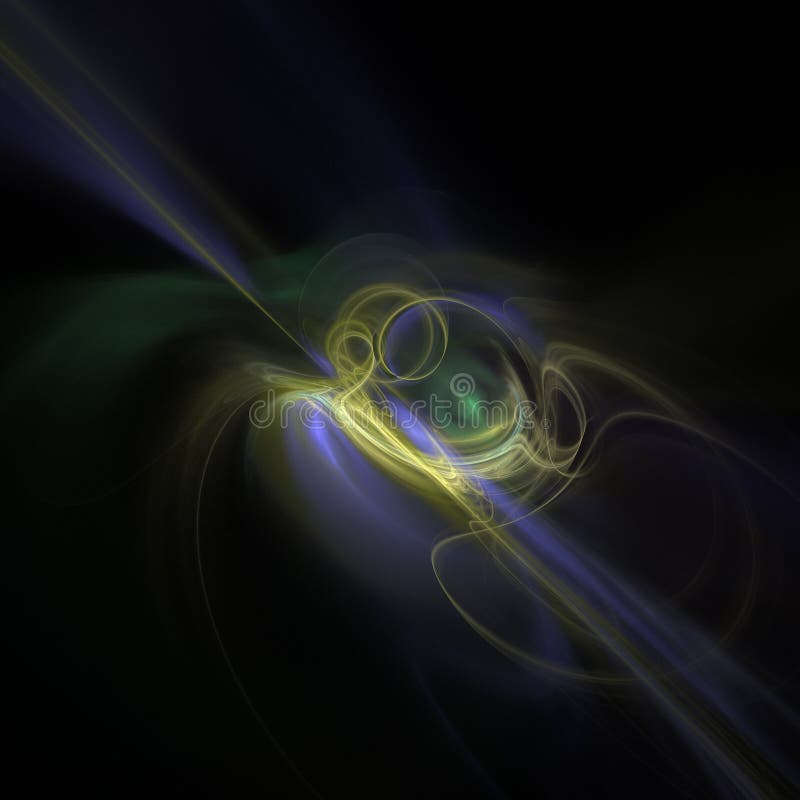 Mystical Colored Light Effects. Footage on a Black Background Stock ...