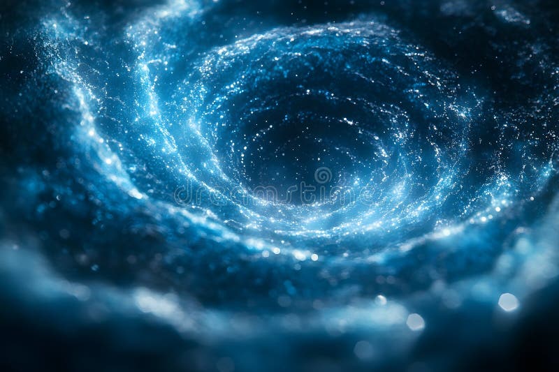 Mystical Cosmic Vortex: Captivating Swirling Galaxy for Space Science ...