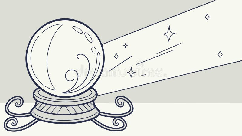 Mystical Crystal Ball Vector Illustration, Future & Magic, Vector ...