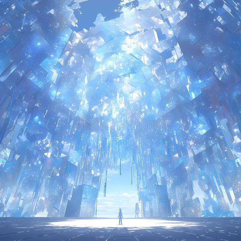 Mystical Crystalline Void stock illustration. Illustration of depth ...