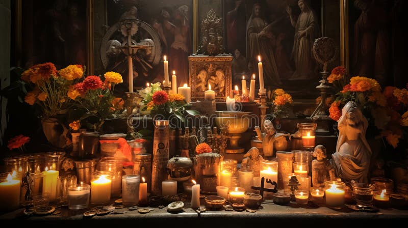 Mystical Devotion: an AI-Generated Santería Altar Illuminated by ...