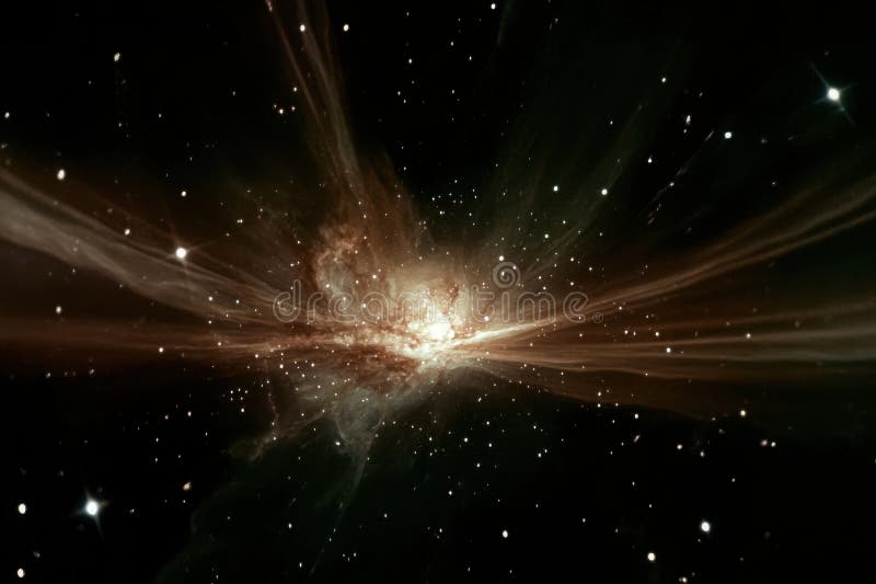 Mystical Distant Galaxy in Minimalist Cosmic Scene for Space ...