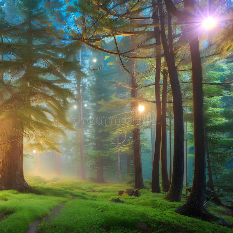 1919 Mystical Enchanted Forest: a Mystical and Enchanting Background ...