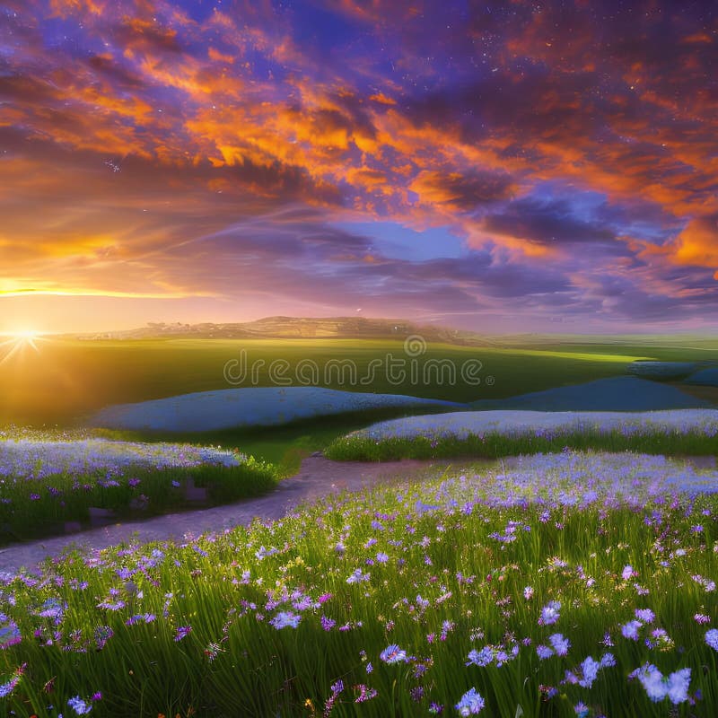 1939 Mystical Enchanted Meadow: a Mystical and Enchanting Background ...