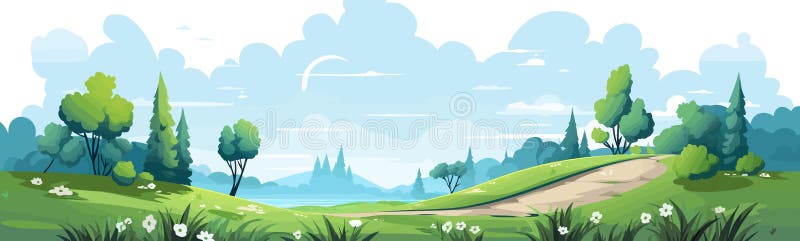 Mystical Field Vector Flat Minimalistic Isolated Illustration Stock ...