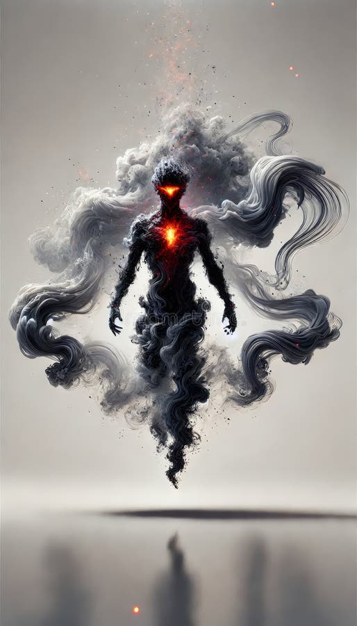 Mystical Fire Entity stock illustration. Illustration of heat - 354695062