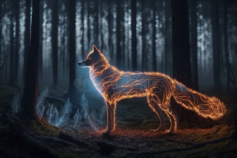 Mystical Fox Stock Illustrations – 504 Mystical Fox Stock Illustrations ...