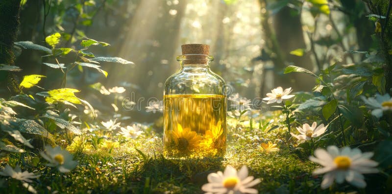 Mystical Healing Concept with Nature S Magic Potion, Herbal Elixir ...