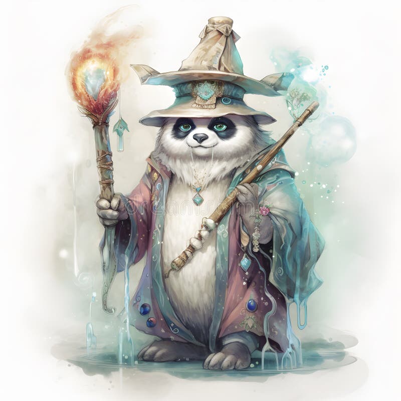 Panda Magician Stock Illustrations – 85 Panda Magician Stock ...