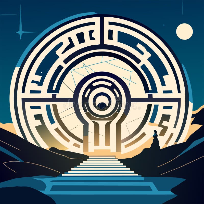 Labyrinth Shape Design Element Vector Stock Photos - Free & Royalty ...