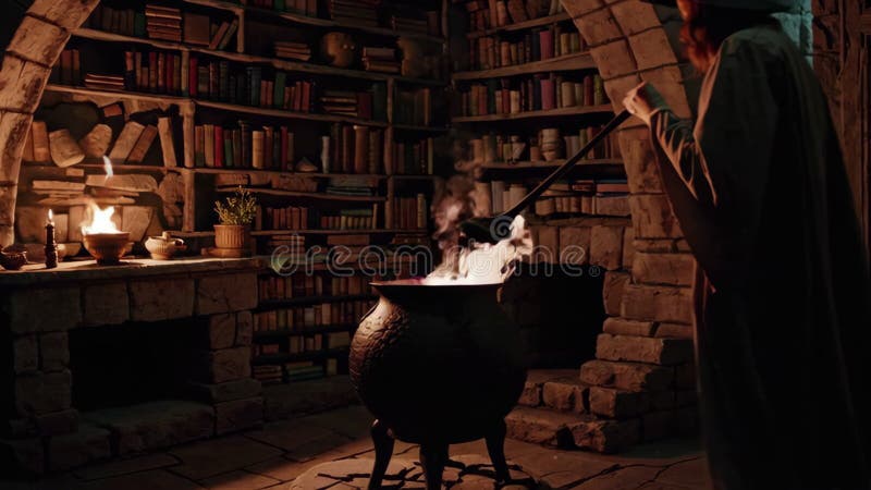 A Mysterious Sorcerer is Brewing Magical Potions in an Ancient and ...