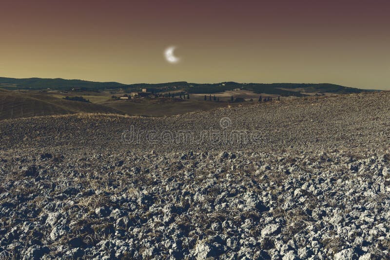 Mystical Light Over the Fields Stock Image - Image of inviting, light ...