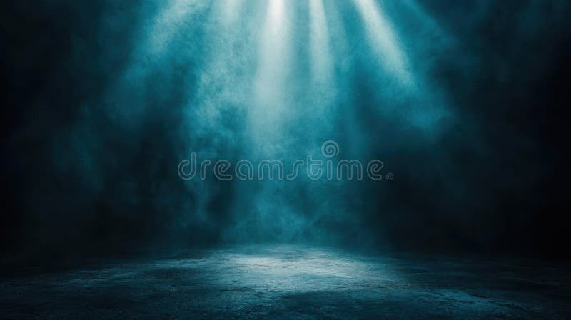 Mystical Light Show, Spotlight Illuminates Dark, with Enigmatic Energy ...