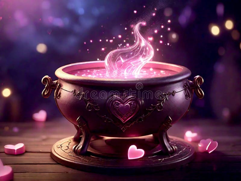 A Mystical Love Potion. Generative Ai Stock Illustration - Illustration ...